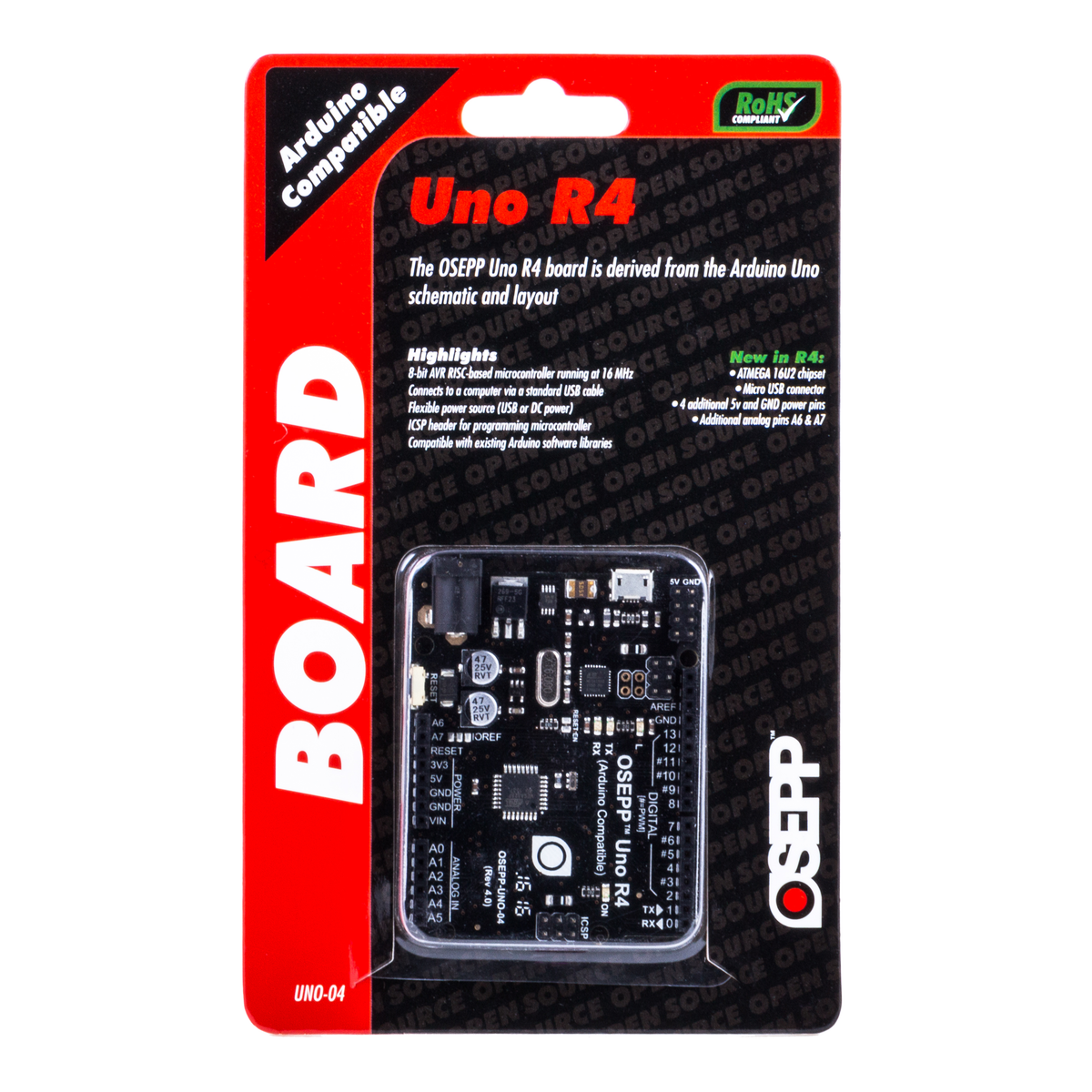 OSEPP UNO R4 Plus Microcontroller Board - Arduino Compatible – vikingsfanshop13.com